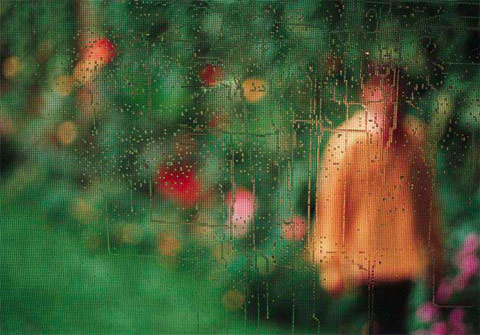 Portraits Photographed Through Screens Look Both Nostalgic and Modern