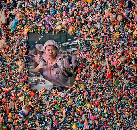 Fascinating Photos Inside China's Toy Factories by Michael Wolf