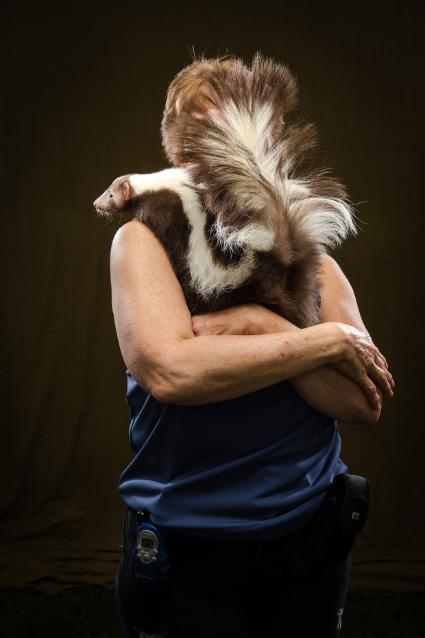 Surprisingly Sweet Portraits of People with Their Pet Skunks - Feature ...