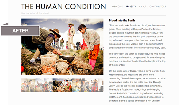 Photography Website Makeover: The Human Condition - Feature Shoot