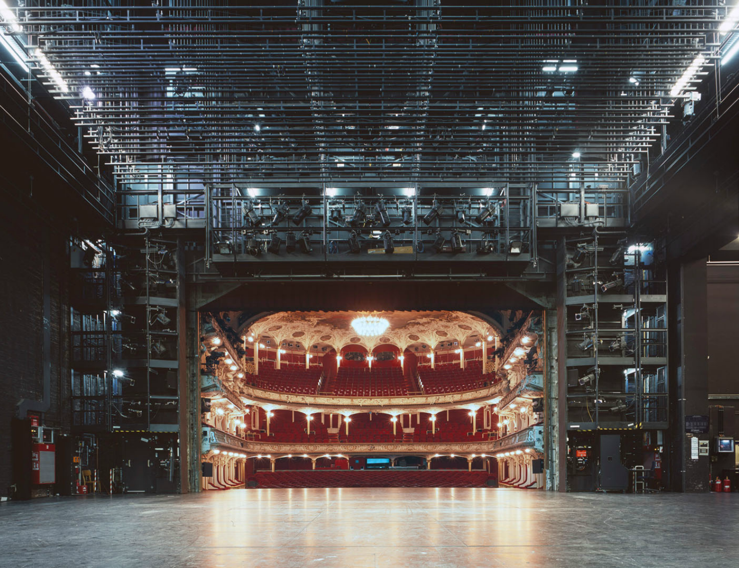 Extravagant European Theaters Photographed From The Actor's Point of ...
