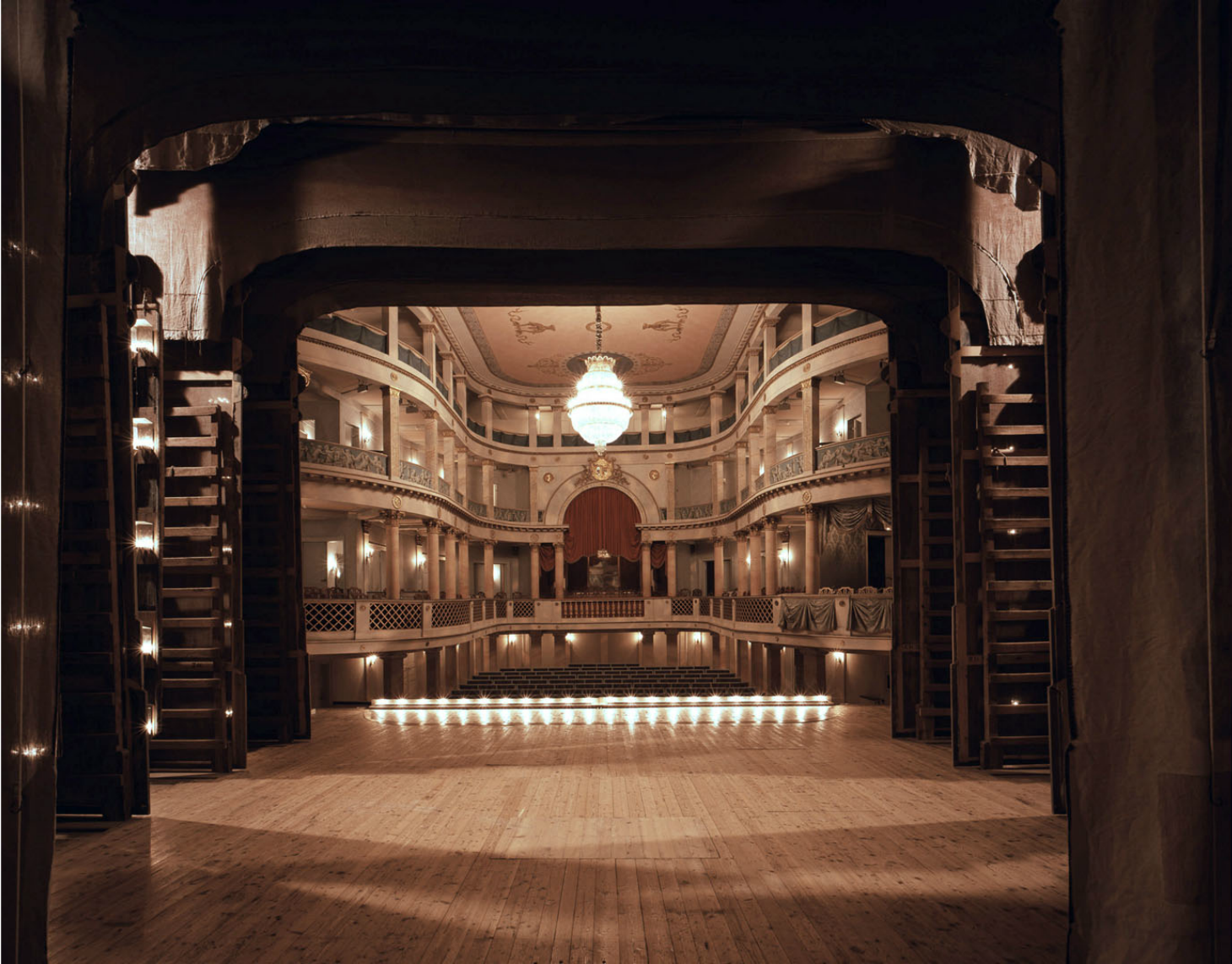 Extravagant European Theaters Photographed From The Actor's Point of ...