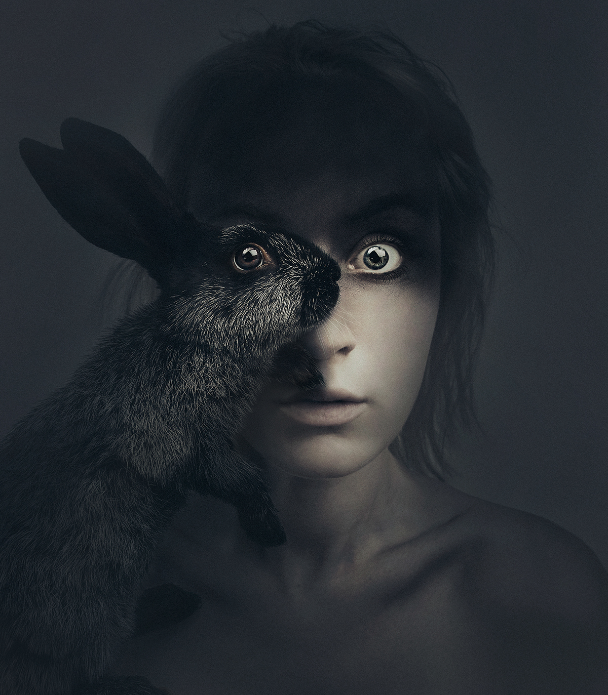 Flora Borsi Takes Self-Portraits with the Eyes of Animals in Her Series ...