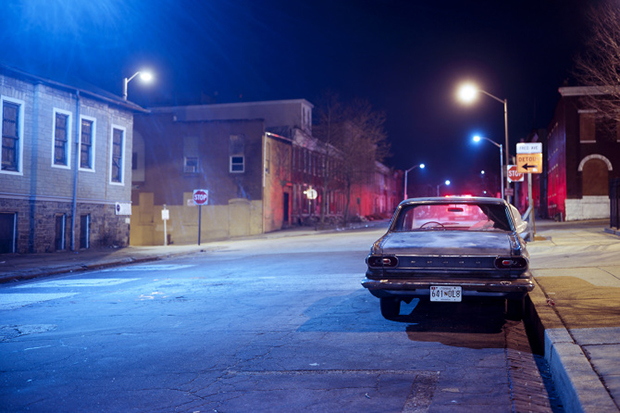 Loneliness and Nightfall in the Baltimore Streets - Feature Shoot