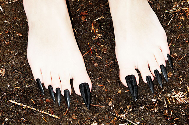 Whimsical Photos of Over-the-Top Acrylic Toenails - Feature Shoot