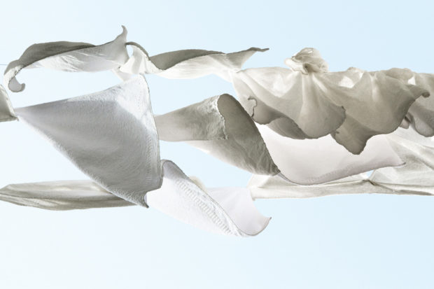 Colorful Photos of Fabric Floating in the Sky - Feature Shoot