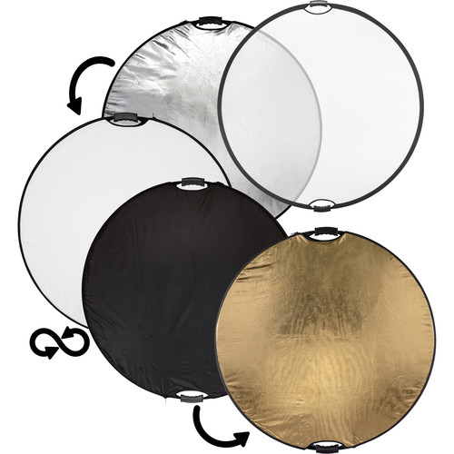 Impact 5-in-1 Collapsible Circular Reflector with Handles - Feature Shoot